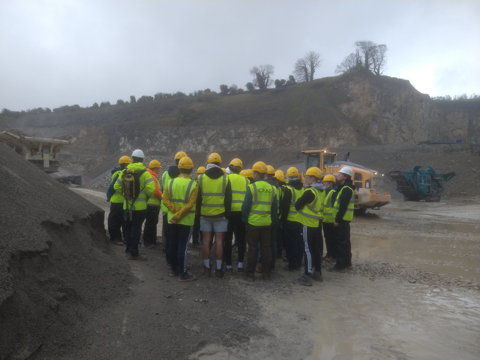 Geoscience students from Trinity College Dublin % - Keegan Quarries